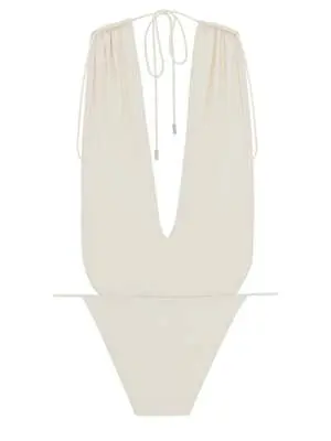 Saint Laurent One-piece Swimsuit - White