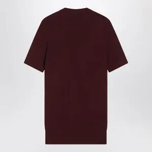 Prada Burgundy Wool Sweater With Charms