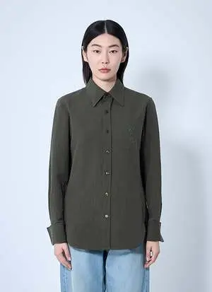 Saint Laurent Cassandre Shirt - Cream