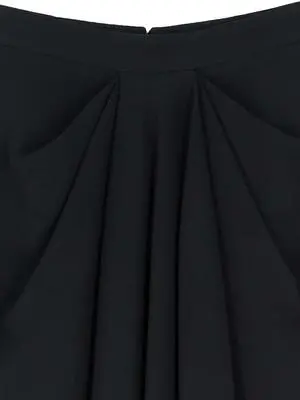 Givenchy Draped Pencil Skirt - Black