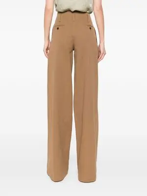 Chloé Cotton Wide-leg Trousers
