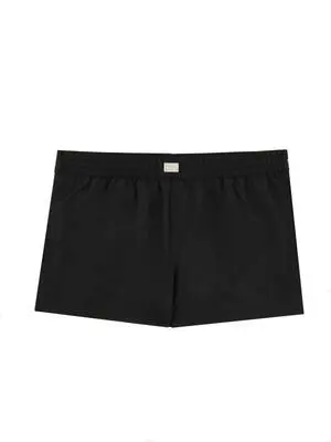 Dolce & Gabbana Logo Plaque Swimsuit - Black