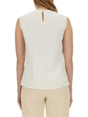Moschino Blouse With Heart Applique