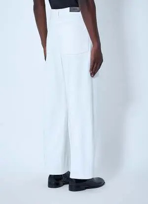 LEMAIRE Wide-leg Denim Trousers - White