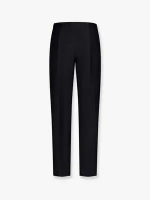 TOTEME Slim Evening Wool And Silk Trousers