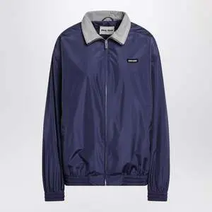 Miu Miu Royal Technical Poplin Blouson - Blue
