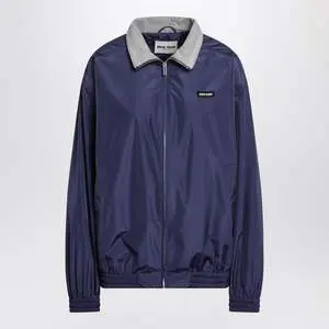 Miu Miu Technical Poplin Blouson - Blue