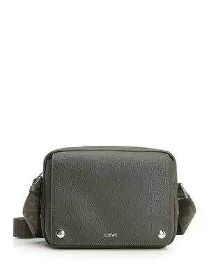 Loewe Medium Pebble Messenger Bag - Green