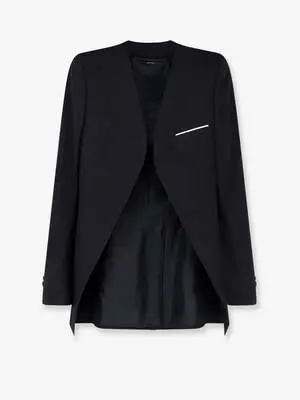 TOM FORD Wool And Silk Blazer - Black