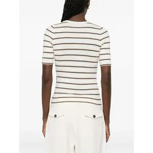 Brunello Cucinelli Neutrals Tops T-shirts & Jerseys