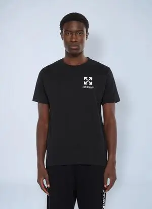 Off-White Small Arrow Slim Logo T-shirt - Black