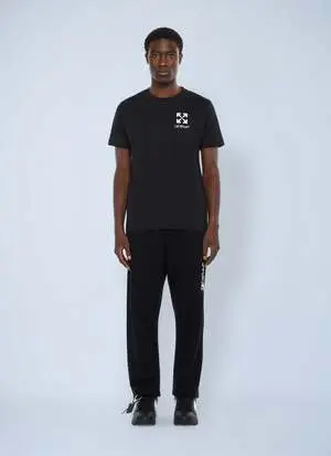 Off-White Small Arrow Slim Logo T-shirt - Black
