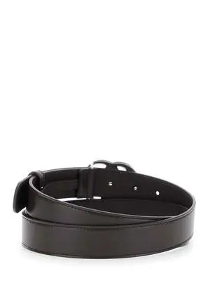 Gucci Belt With Gg Buckle In Leather For