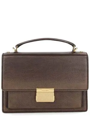 GOLDEN GOOSE Leather Top Handle Bag - Brown
