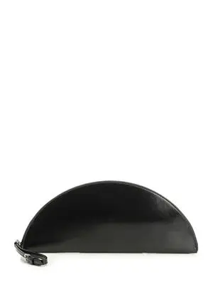 MAISON MARGIELA Half-moon Leather Pouch - Black