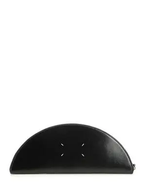 MAISON MARGIELA Half-moon Leather Pouch - Black
