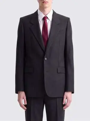 Saint Laurent Single-breasted Wool Blazer - Black