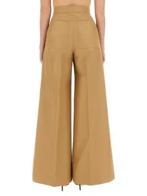 Max Mara Cotton Wide Leg Pants