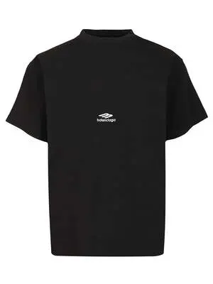 Balenciaga Oversized T-shirt - Black