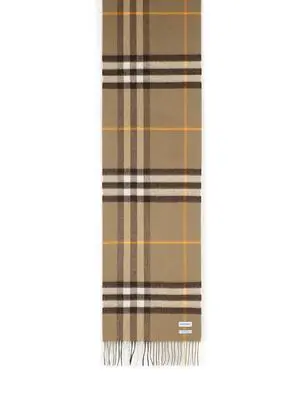 Burberry Mu Giant' Cashmere Scarf - Brown
