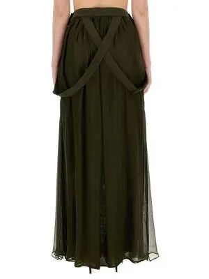 Max Mara Silk Jedy Skirt - Multicolor