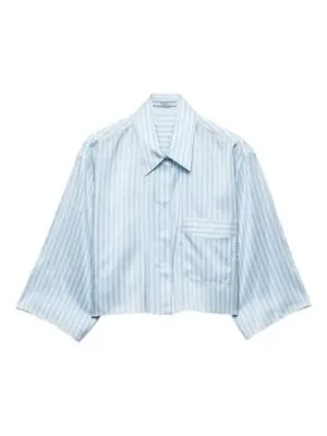 Prada Striped Silk Shirt