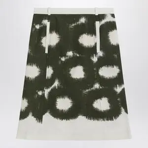 Prada Cotton Skirt - Green