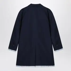 Miu Miu Cotton Overcoat - Blue