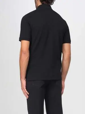 Saint Laurent Classic Cotton Blend Polo Shirt - Black
