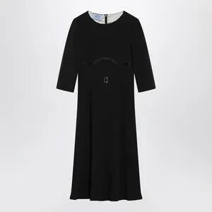 Prada Silk-blend Dress - Black