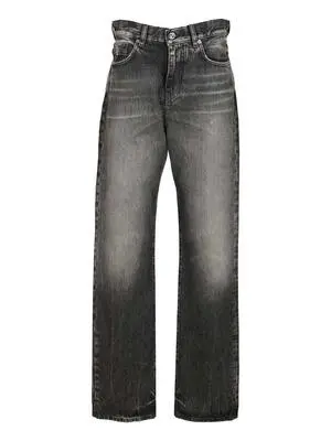 Versace Loose Denim Jeans - Gray