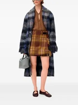 Loewe Wool Single-breasted Coat - Multicolor