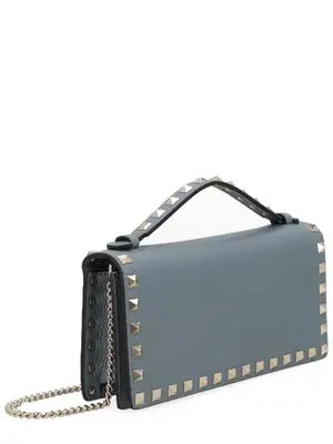 Valentino Garavani Chain Wallet - Gray