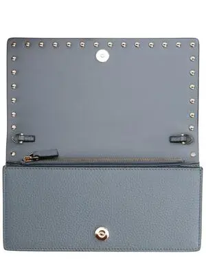 Valentino Garavani Chain Wallet - Gray