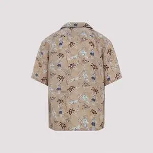 Prada Viscose And Silk Shirt - Multicolor