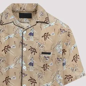 Prada Viscose And Silk Shirt - Multicolor