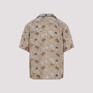 Prada Viscose And Silk Shirt - Multicolor