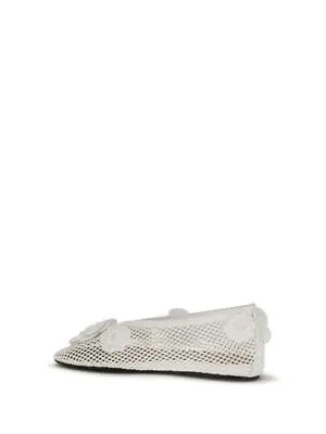 GANNI Jenny Mesh Ballerinas