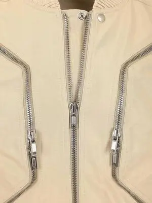 Rick Owens Heizer Flight Jacket - Cream