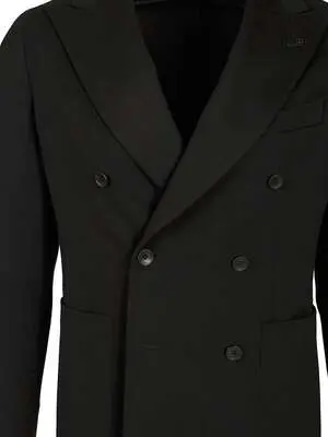 Tagliatore Double-breasted Wool And Cashmere Blazer