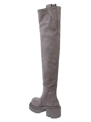 Rick Owens Suede Leather Boots - Multicolor