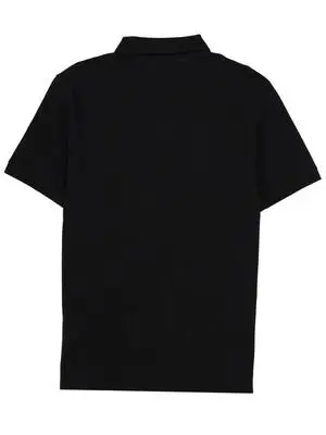 Stone Island Polo With Logo - Black