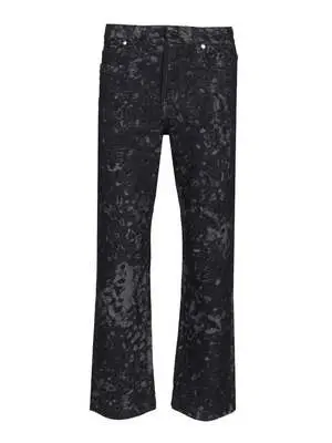 Fendi Jacquard Jeans - Blue