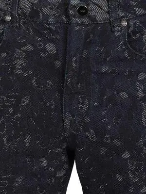 Fendi Falena Drops Jacquard Jeans