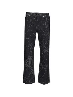 Fendi Falena Drops Jacquard Jeans