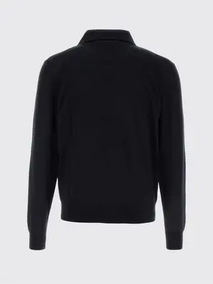 Saint Laurent Silk Blend Polo Shirt