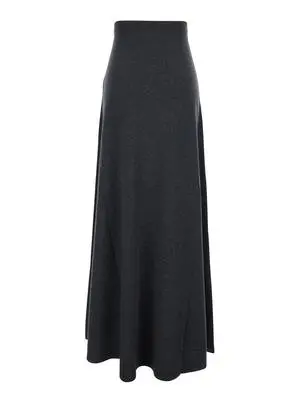 Balenciaga Flared Wool Skirt - Multicolor