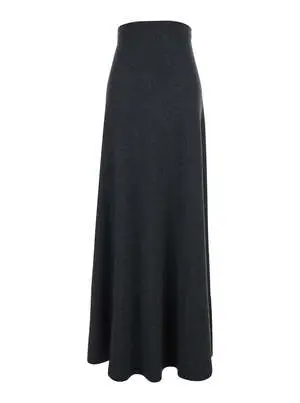 Balenciaga Flared Wool Skirt - Multicolor