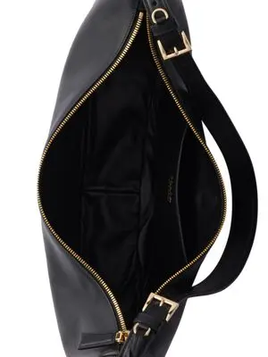 Prada Demi-lune Leather Shoulder Bag