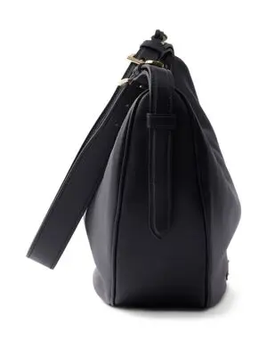 Prada Demi-lune Leather Shoulder Bag